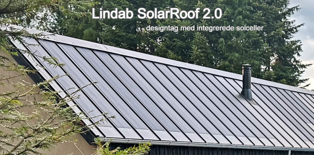 Lindab SolarRoof integreret solcelletag Pris 2024