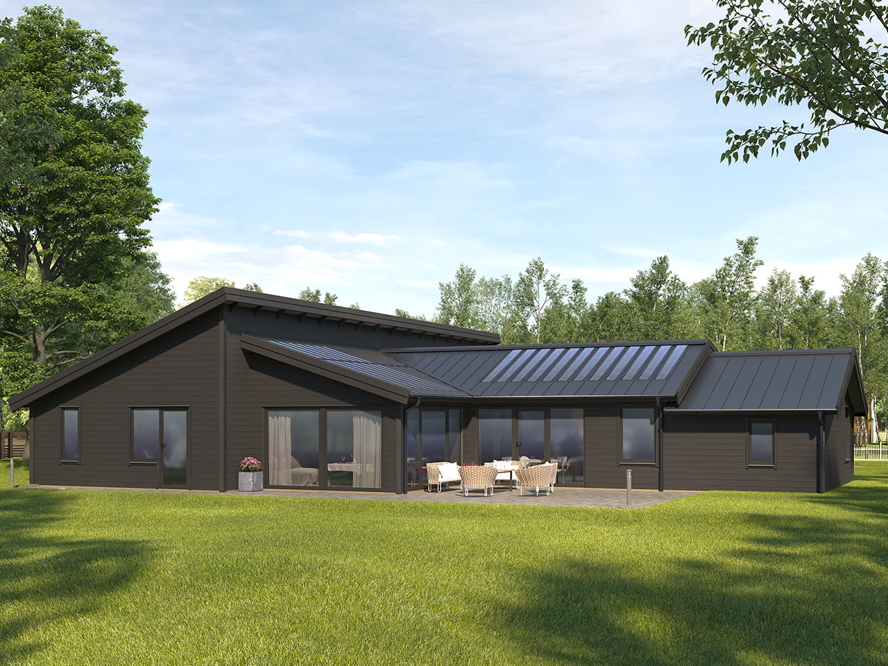 Lindab SolarRoof integreret solcelletag Pris 2024